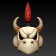 STL file BOWSER SKULL 🐢 ・3D printing model to download・Cults