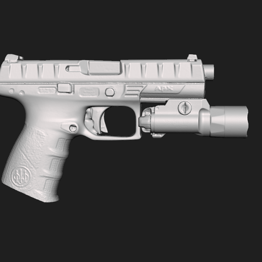 STL file Beretta Apx Surefire X300U-B Real Size 3d Scan Gun Mold 🩻 ・3D ...