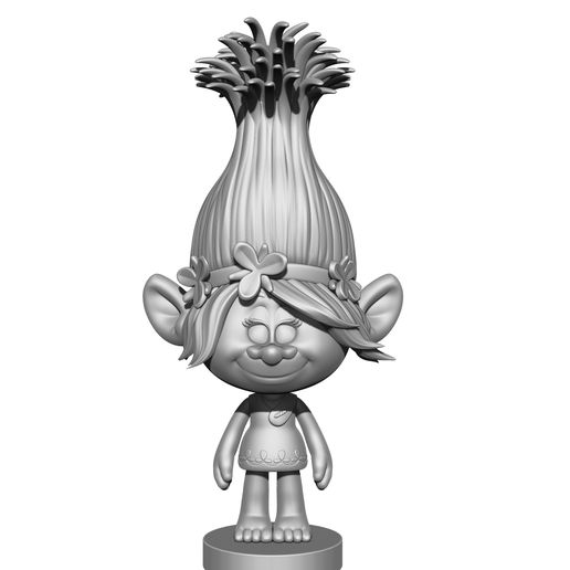 🧌 Poppy Troll for 3d printing STL・ STL File for 3D printing・Cults