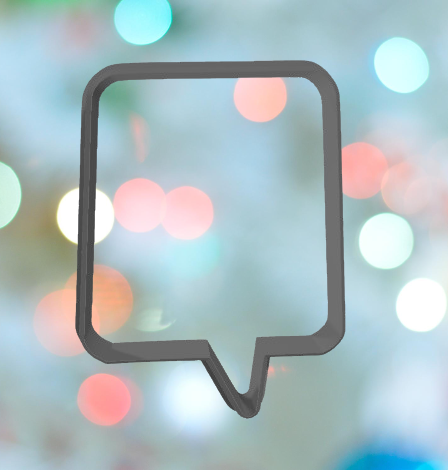 STL file Speech Bubble 7 Cookie Cutter 💬 ・3D printing template to download・Cults