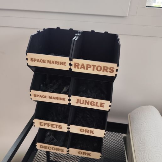 🧰 STACKABLE STORAGE BINS・3D Print with the XTOOL S1 3D printer・Cults
