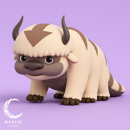🐉 Appa – Avatar: The Last Airbender – Cartoon 3D Style Figure・ STL File ...