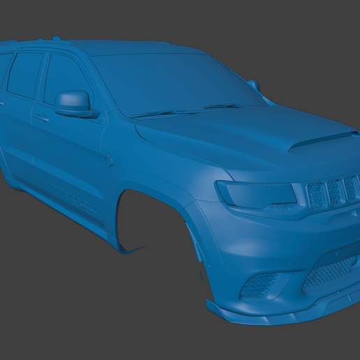 🚗 RC CAR 2018 JEEP TRACK HAWK Grand Cherokee 1/10 3D PRINT STL・ STL ...