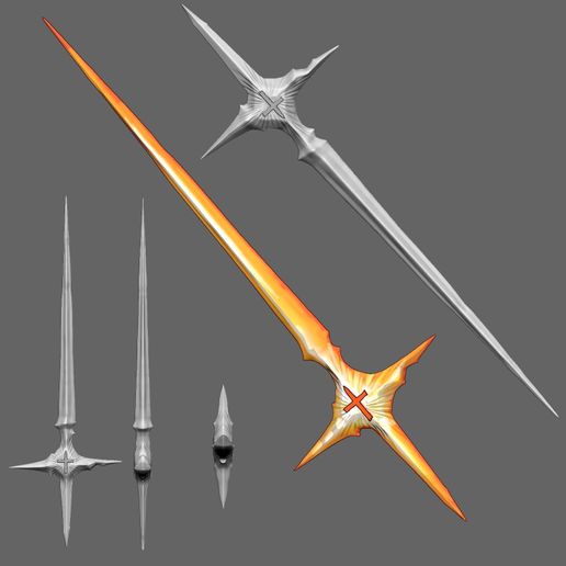 🗡️ HIROMI HIGURUMA SWORD – JUJUTSU KAISEN COSPLAY・ 3D File for 3D ...