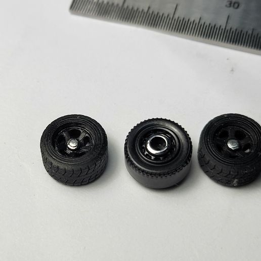 🚓 1:64 Police Wheels for Matchbox Vehicles・ STL File for ・Cults