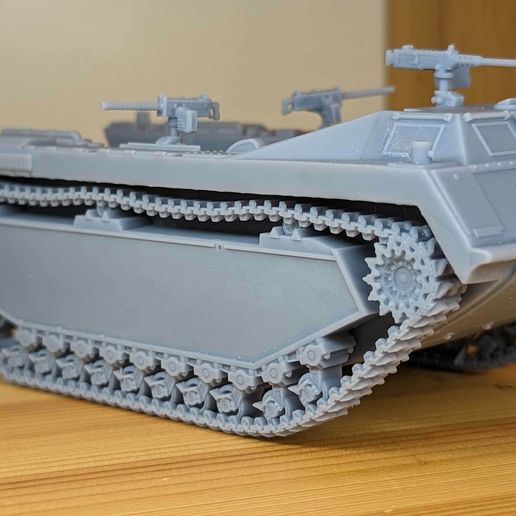 🎲 LVT-3 Bushmaster (Amphibious, US, WW2)・ 3D File for 3D printing・Cults