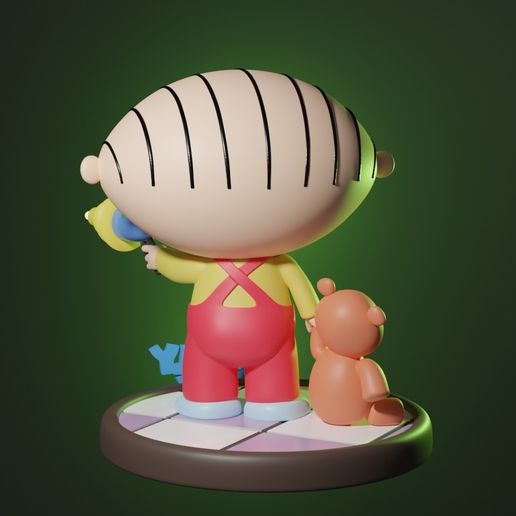 👪 STEWIE - FAMILY GUY・ STL File for 3D printing・Cults