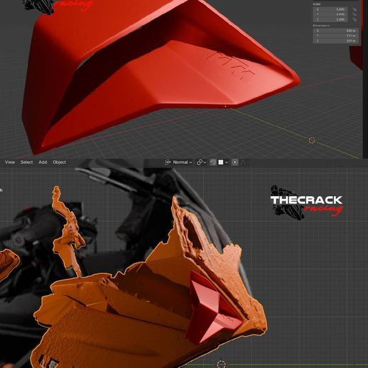 🪶 Winglet V.01 / Spoiler / spoiler for KTM RC 200-390 2022-2024 MotoGP ...