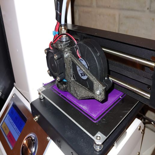 Free 3D file Monoprice Select Mini e3d v6 Fan Mount・3D printing idea to download・Cults