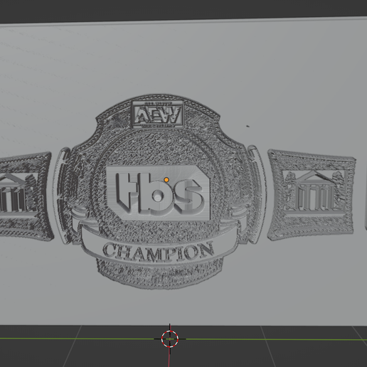 Archivo STL campeón de la aew tbs ⚽ ・Plan imprimible en 3D para ...