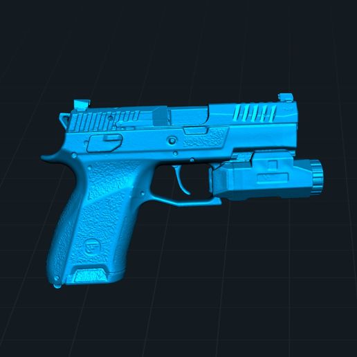 STL file CZ P09C NOCTURNE +INFORCE APL 🔫 ・Design to download and 3D ...
