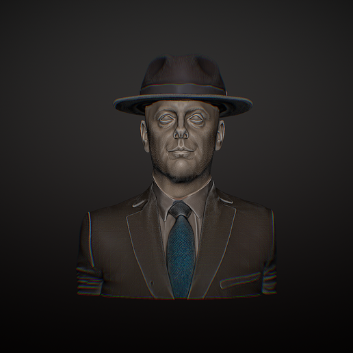 🗿 Raymond Reddington (the blacklist )・Free STL File for 3D printing・Cults