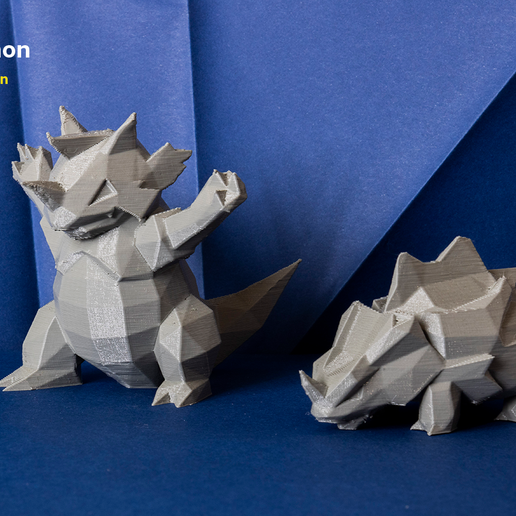 🐉 Low Poly Pokemon Collection Generation 1・ 3D File for 3D printing・Cults
