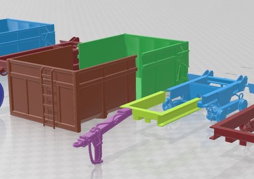 🚜 Tractor Trailer Printable・Archivo 3D para Impresión 3D・Cults