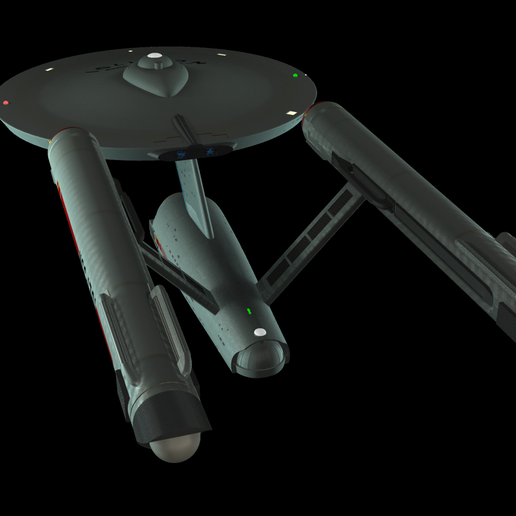 🖖 TOS Constitution Class・ 3D File for 3D printing・Cults