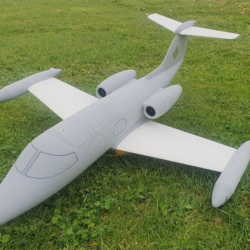 👽 Lear-Jet 23 a twin 50mm EDF-TEST FILES-・Free 3D File for 3D printing ...
