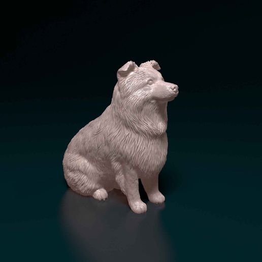 STL file Mini Australian Shepherd 🐕 (OBJ)・3D printing template to ...
