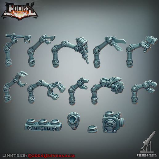 💪 Mech arms・ 3D File for ・Cults