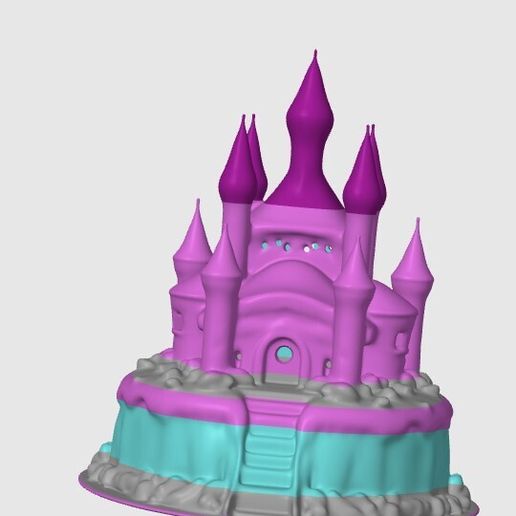🏰 Fairytale castle Fairytale castle・ STL File for 3D printing・Cults