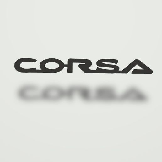 🚙 Chevrolet "corsa" logo / Emblem・ STL File for ・Cults