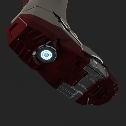 👨 Iron Man Motorized MK 42/43 3D Printable Iron Man Boot・ 3D File for ...