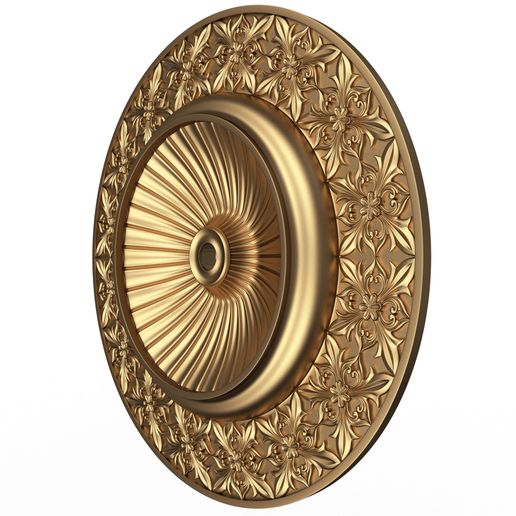 3D file Ceiling Rosette 012 🏵️ ・Model to download and 3D print・Cults