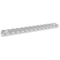 Free STL file M-Lok Rail 12 Slots 🔫 ・3D print design to download・Cults