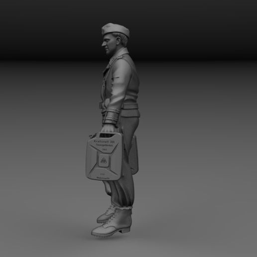 🫡 WW2 SOLDIER PANZER PANZER TANK DRIVER TIGER PANTHER V5・ STL File for ...