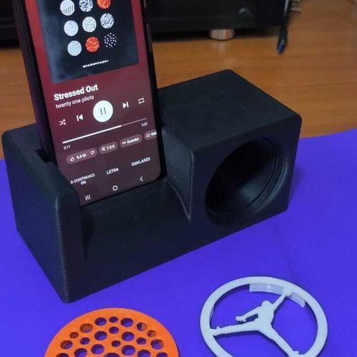 🎒 Customizable passive amplifier・Archivo STL para Impresión 3D・Cults