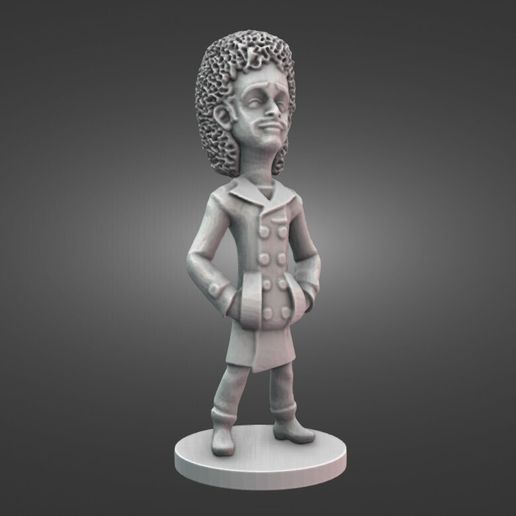 🎨 Miniature of Gustavo Cerati・ STL File for 3D printing・Cults