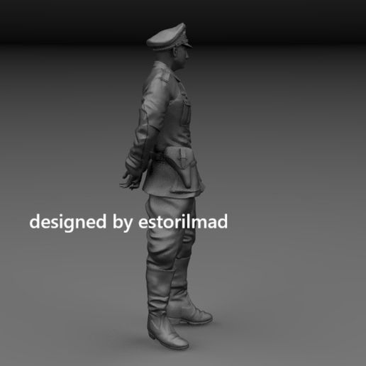 🫡 WW2 GERMAN SECURITY OFFICER HEYDRICH・ STL File for 3D printing・Cults