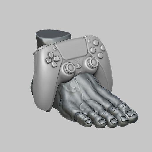 🦶 Foot Ps5 controller stand, Human foot head ps5controller holder, Foot ...