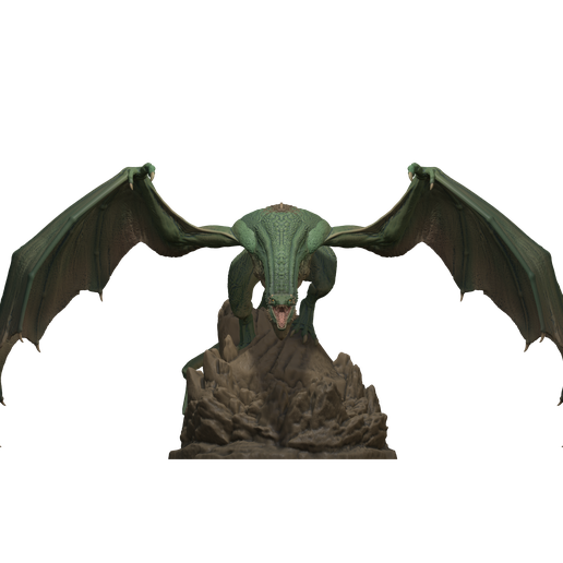 STL file Vhagar: Full-body statue 👾 ・3D printer model to download・Cults