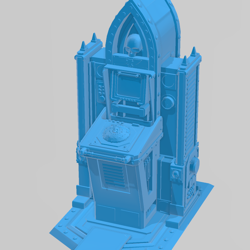 🛰 War-hammer 40-k Terminal Decoration・ STL File for 3D printing・Cults