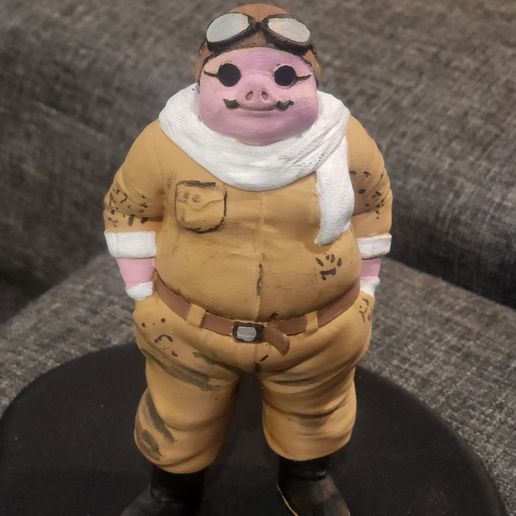 Marco Pagot (Porco Rosso) impreso en 3D • Hecho con una impresora 3D ...