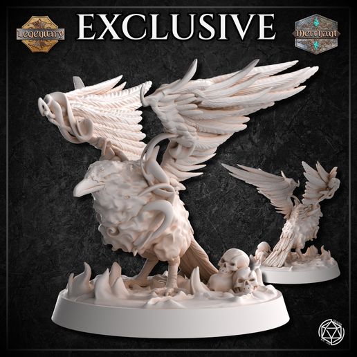 STL file Eldritch Raven 🐦 ・Model to download and 3D print・Cults