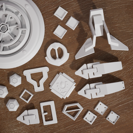 🎭 Enforcer Task Force Caitlyn Accessories - ARCANE SEASON 2・ STL File ...