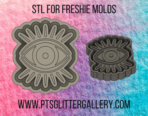 3MF file evil eye freshie stl 👁️ ・Model to download and 3D print・Cults