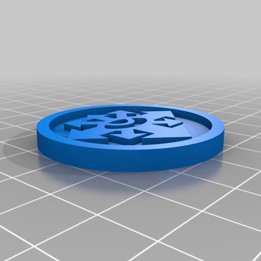 ⚔ 40k Tokens - Forces of Chaos - 40mm x 4mm・Free STL File for ・Cults
