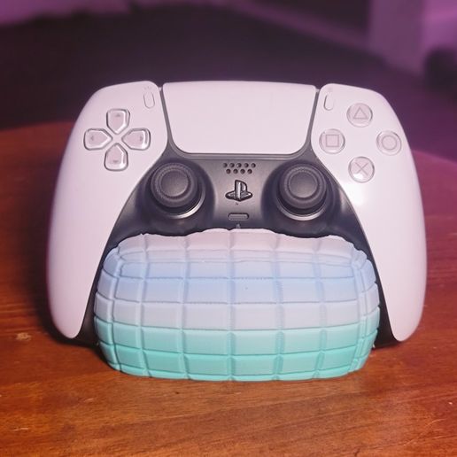 Free STL file PS5 CONTROLLER HOLDER || THICK BODY || PUFFY PATTERN 🎮 ...