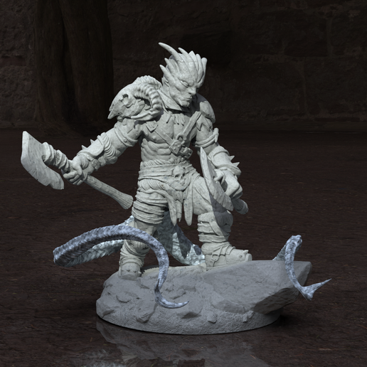 🐉 Dragon Ogre・Free STL File for 3D printing・Cults