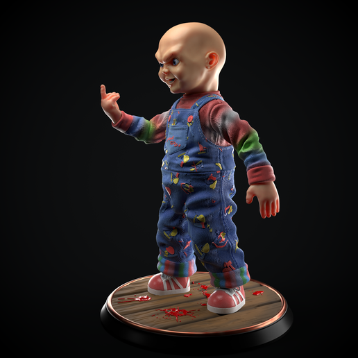 👾 Chucky (Charles Lee Ray)・ STL File for 3D printing・Cults