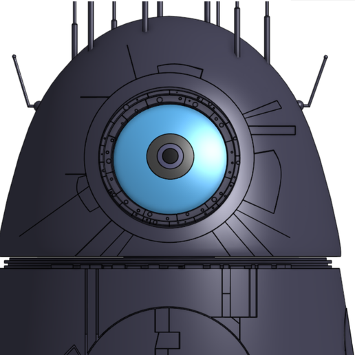 👽 ALIEN ROBOT PROBE・ STL File for 3D printing・Cults