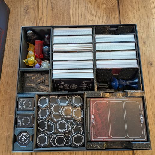 3D printed Star Wars Villainous game insert and organizer - base plus ...