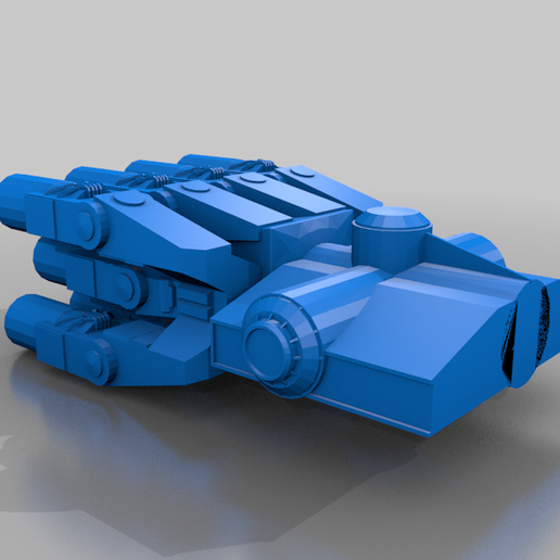 🚀 CR90 Corvette (Multiple Versions)・Free STL File for ・Cults