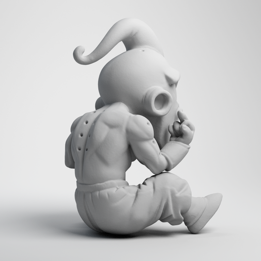 👾 Majin Kid Buu Middle finger 3D Printed Model 3D print model 3D print ...
