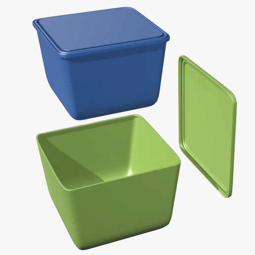 🍽️ Container for food・ 3D File for 3D printing and CNC machining ...