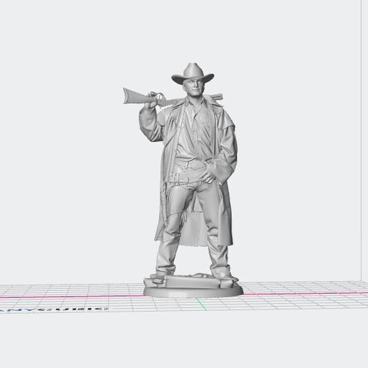 🤠 Cowboy STL Miniature | Wild West 3D Printing Model | Cowboy with ...