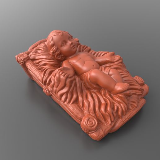 👶 Baby Jesus, baby god, Niño jesus・ STL File for 3D printing・Cults