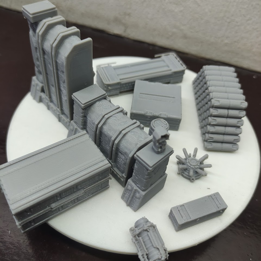 🎲 Helldivers 2- Automaton Props, Contact Mine, Walls & Tower (28mm ...